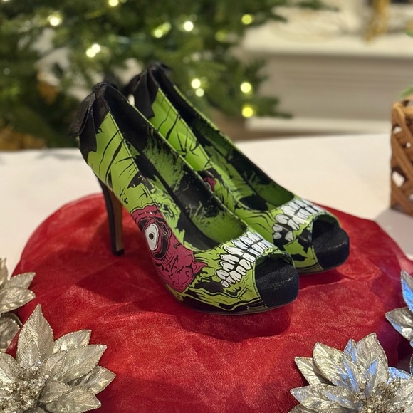 Iron Fist | Shoes | Iron Fist Zombie Stomper Peeptoe Heels | Poshmark